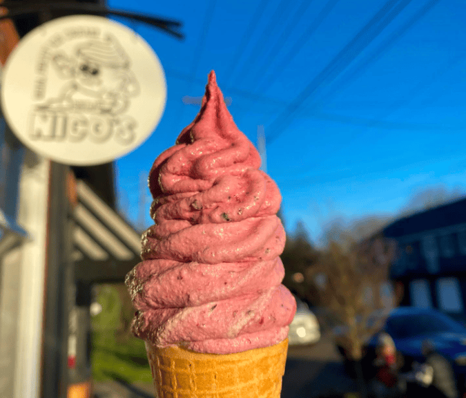 National Ice Cream Day At Nicos Ice Cream Portland Living On The Cheap